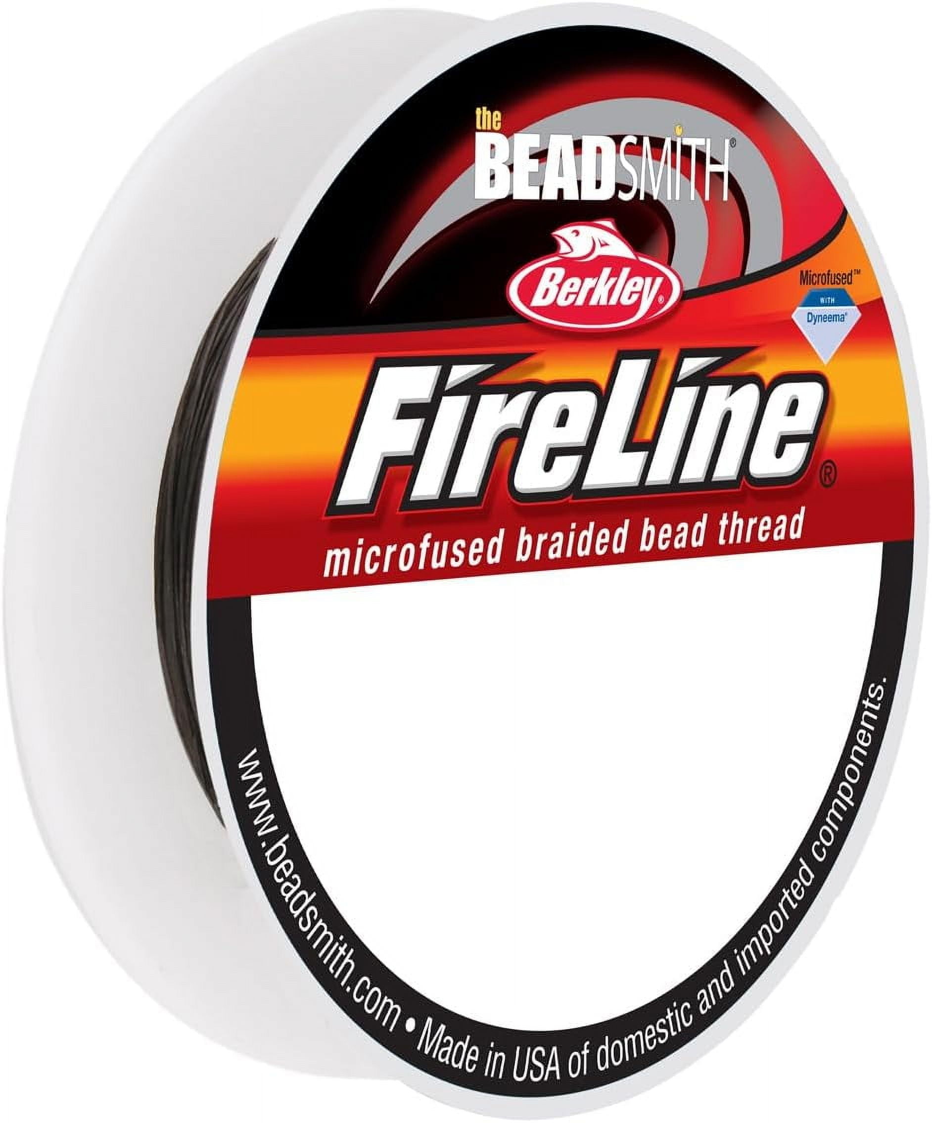The Beadsmith Fireline by Berkley - Micro-Fused Braided Thread - 8lb ...