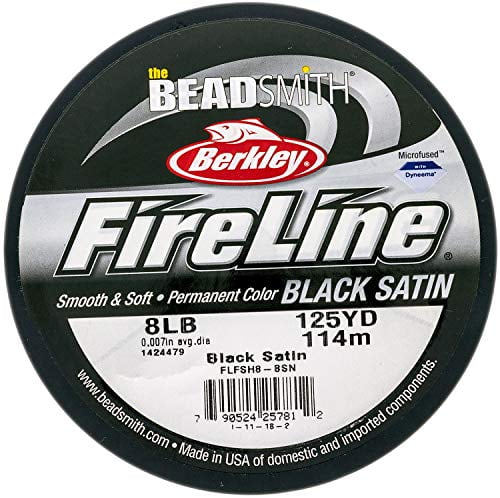 The Beadsmith Fireline by Berkley - Micro-fused Braided Thread - 8lb ...