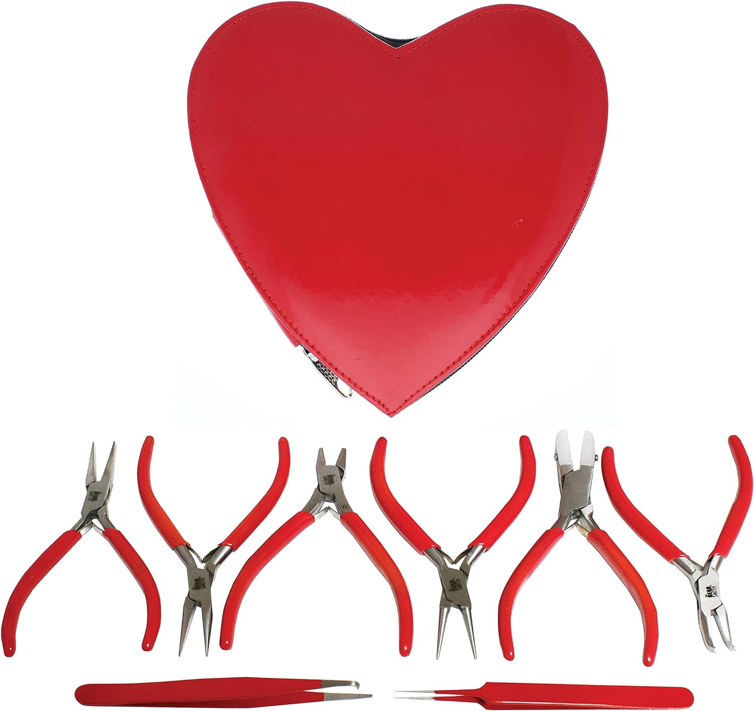 The Beadsmith I Beads Pliers - 4.5 Inches, 8-Piece Set: Round Nose ...