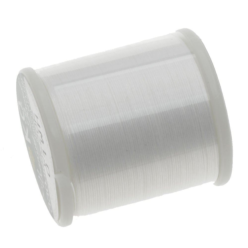 The Beadsmith KO Nylon Beading Thread, White Color, Japanese Pre-Waxed ...