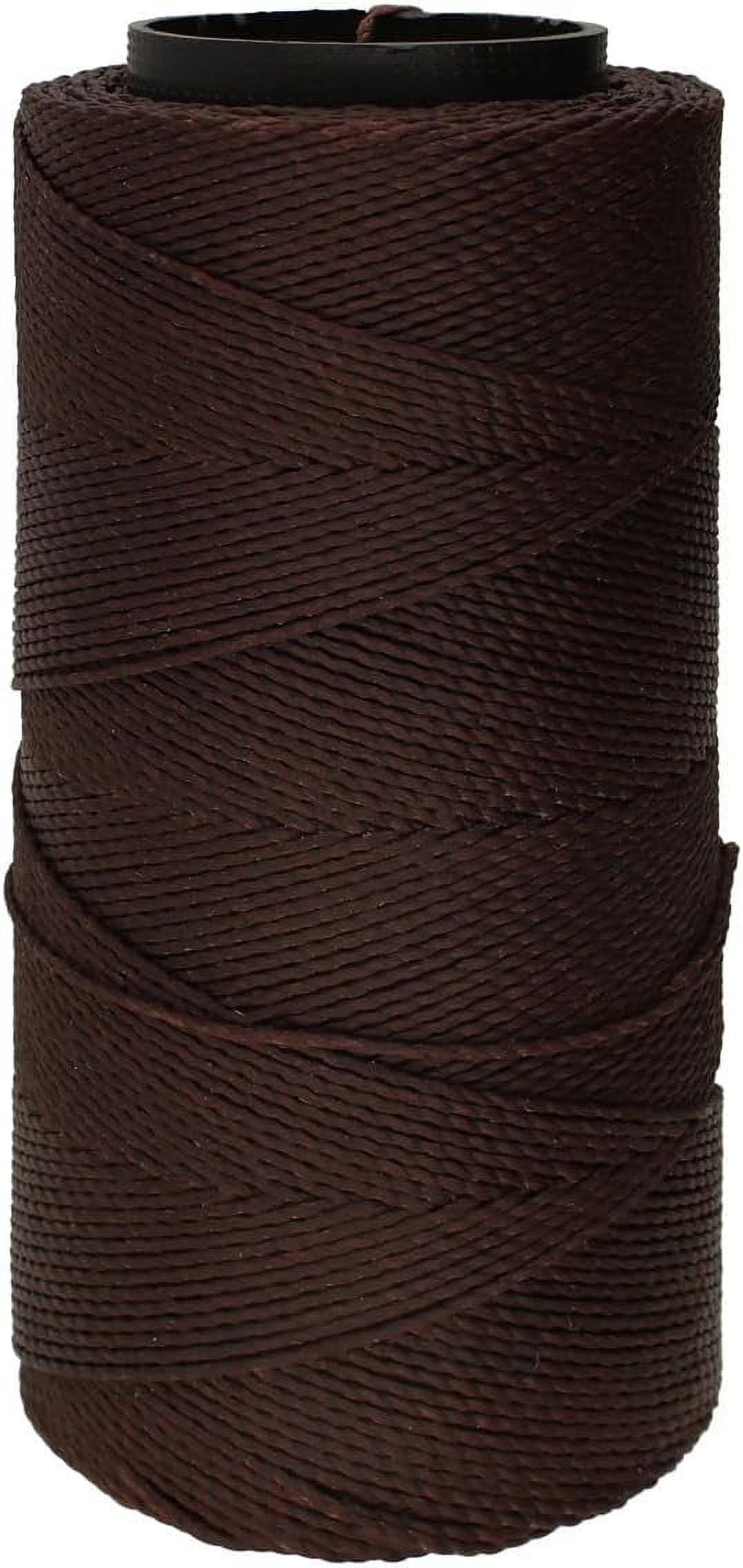 The Beadsmith Knot It Waxed Polyester Cord – Chocolate Color – 0.7mm ...