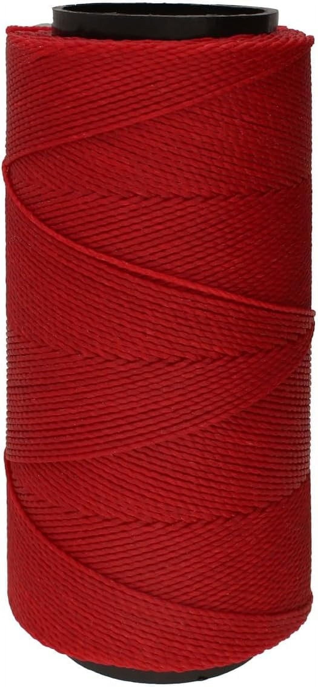 The Beadsmith Knot It Waxed Polyester Cord – Dark Red Color – 0.7mm ...