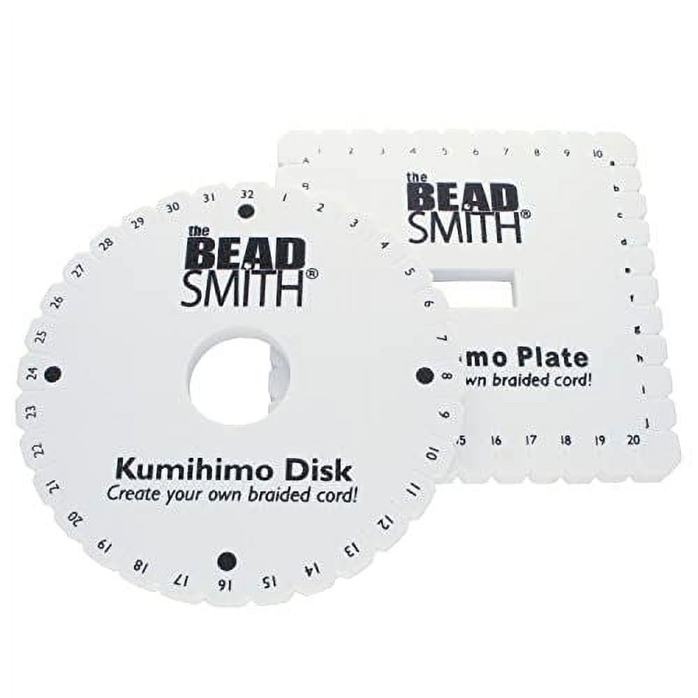 The Beadsmith Kumihimo 2-Piece Combo – Round and Square 3/8” Thick ...