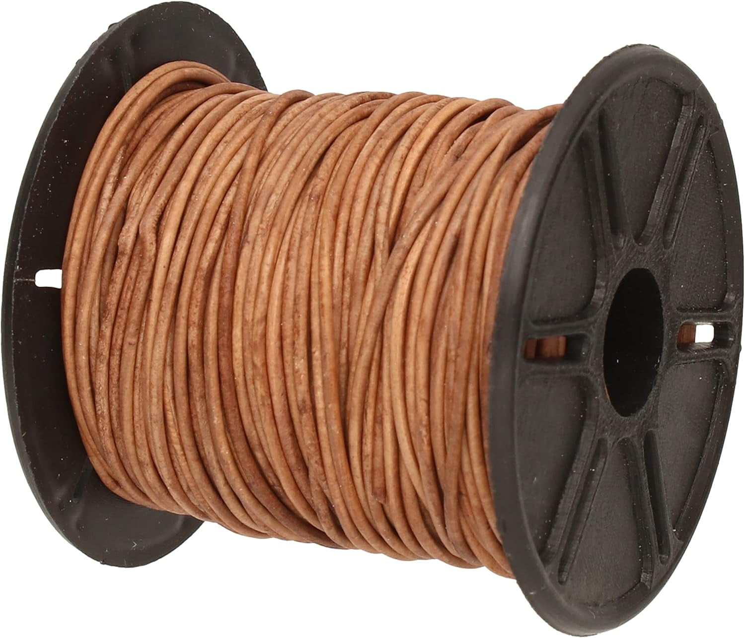 The Beadsmith Leather Cord – Dyed Antique Natural – 1mm Spool – 25 ...
