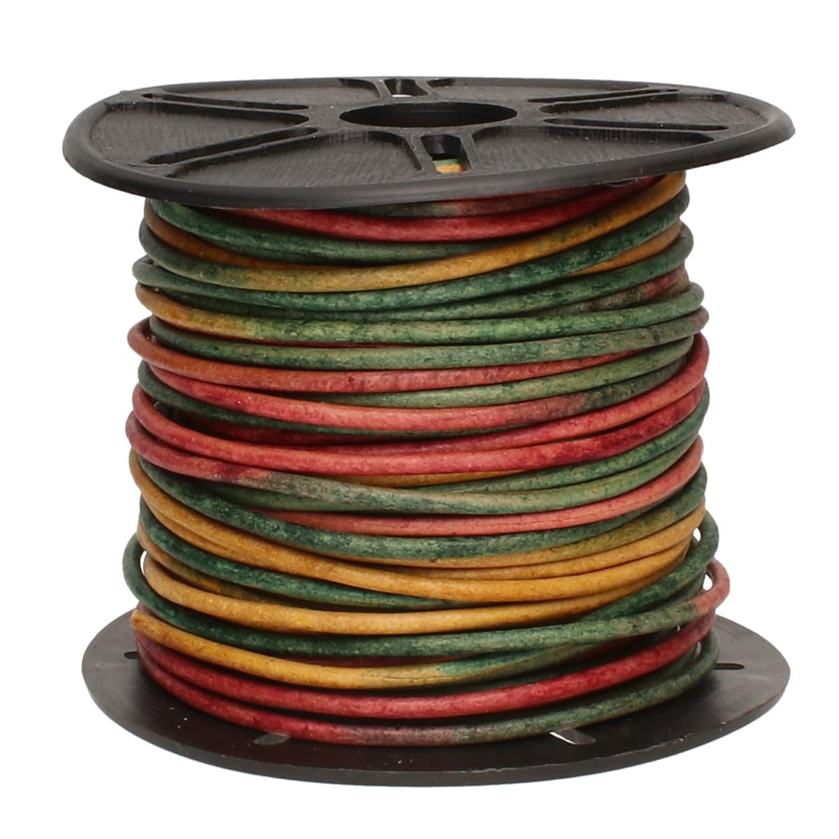 The Beadsmith Leather Cord – Gypsy Dyed Kinte – 2mm Spool – 25 Yards/22 ...