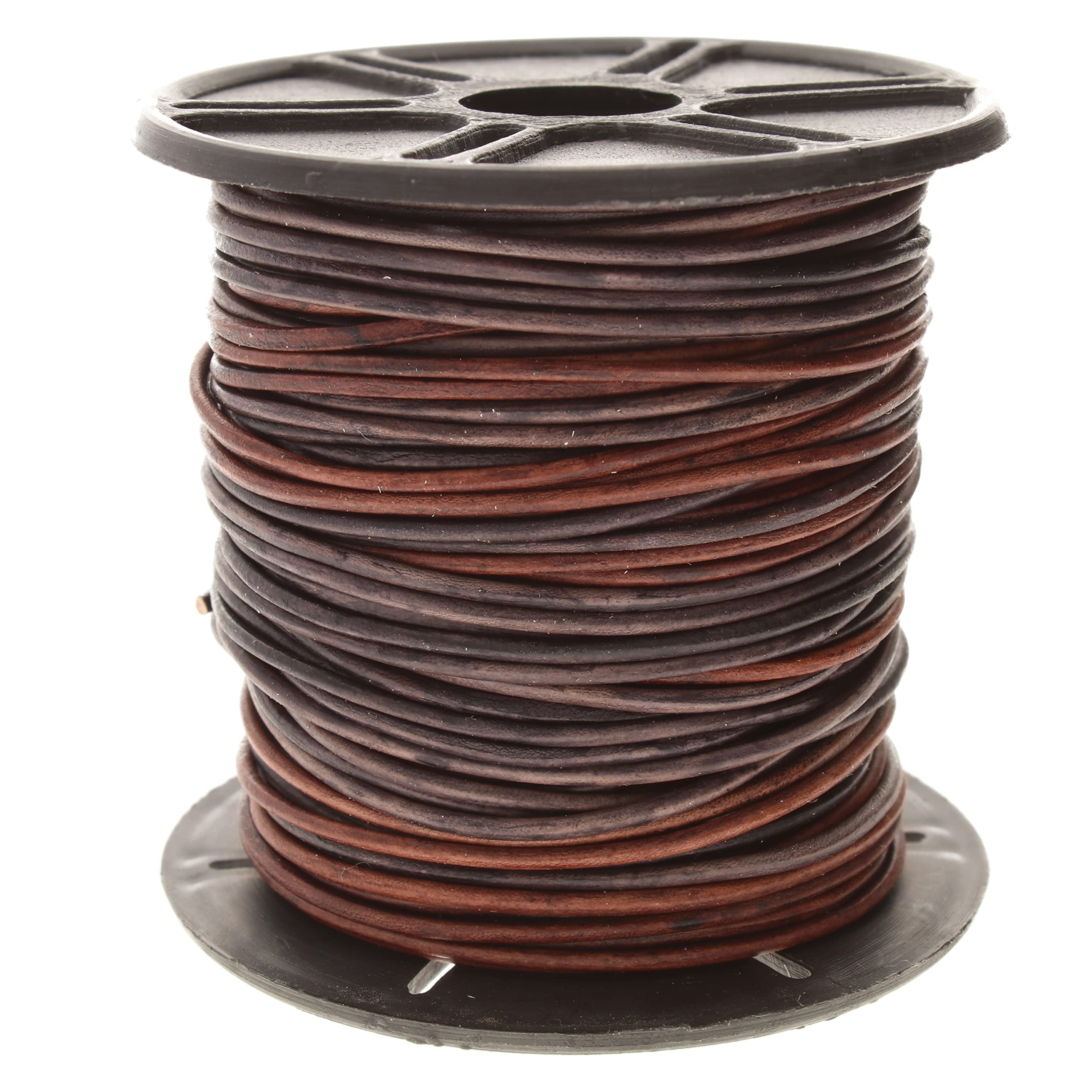 The Beadsmith Leather Cord – Gypsy Dyed Sippa – 1mm Spool – 25 Yards/22 ...