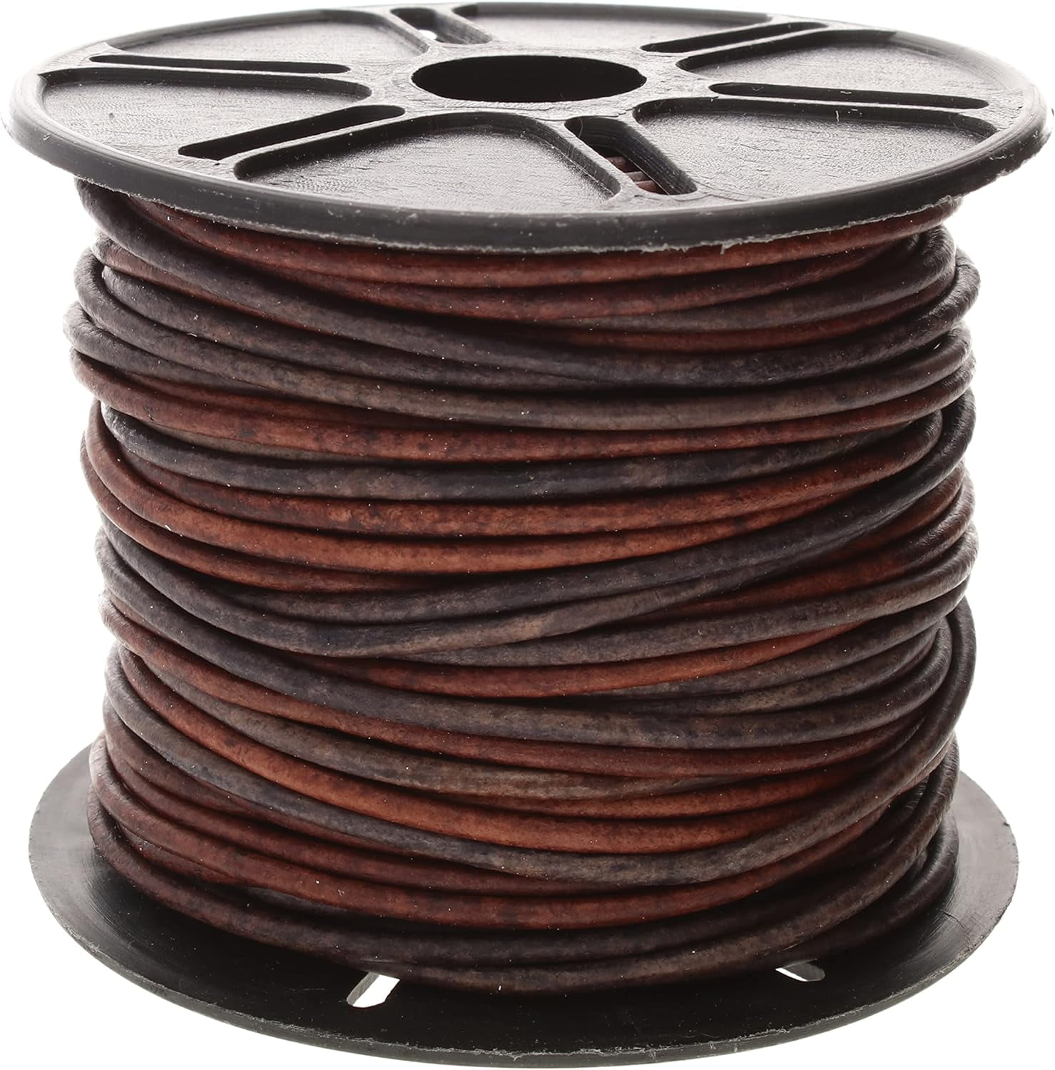 The Beadsmith Leather Cord – Gypsy Dyed Sippa – 2mm Spool – 25 Yards/22 ...