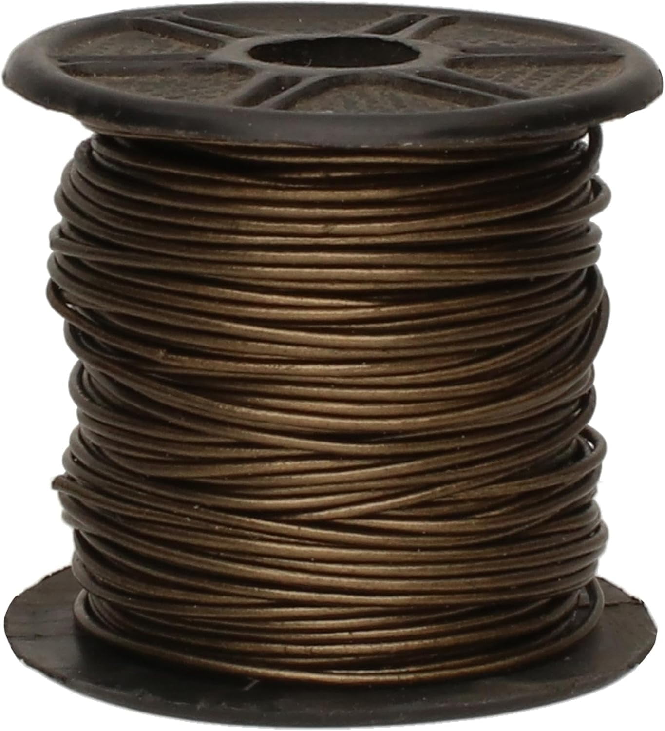 The Beadsmith Leather Cord – Metallic Kansa – .5mm Spool – 25 Yards/22. ...