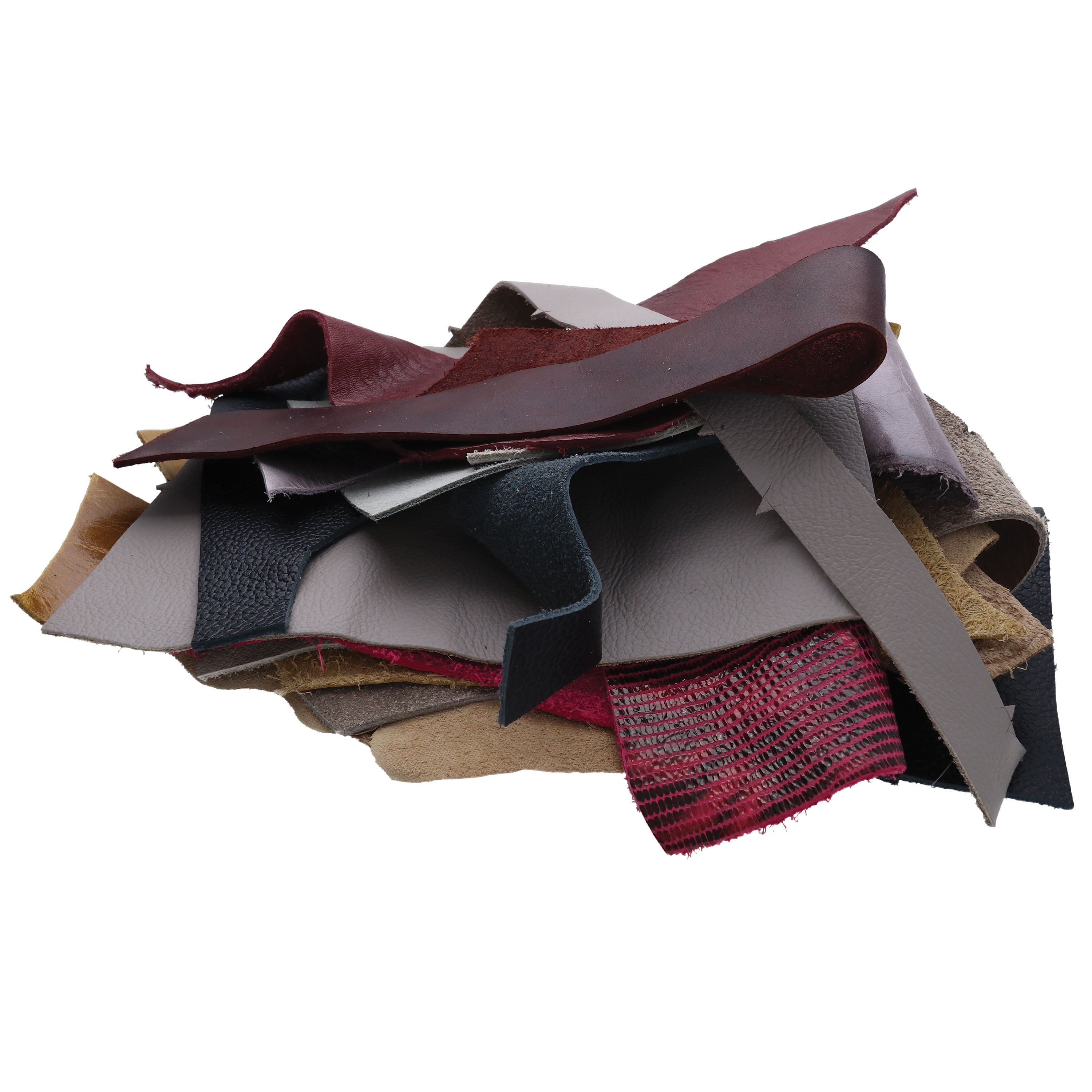 The Beadsmith Leather Remnants – Scrap Leather, Real Hide, Various ...