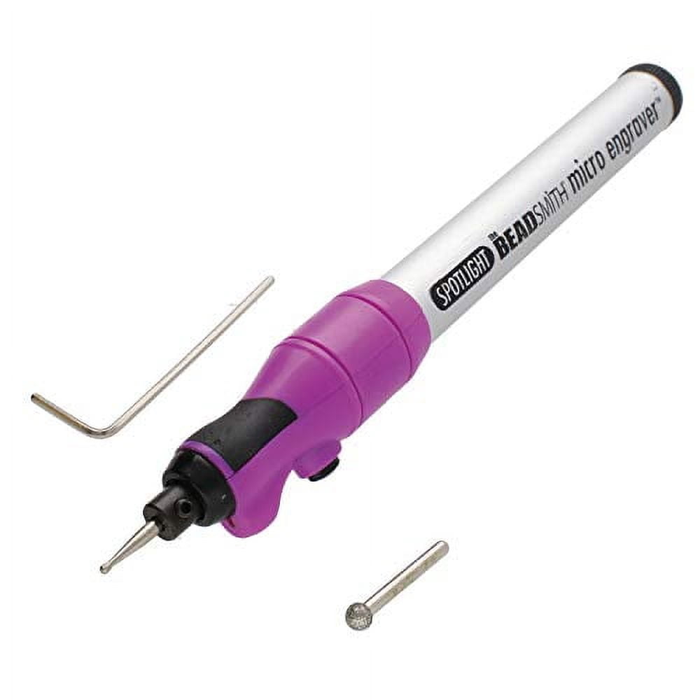 The Beadsmith Micro Engraver w/Spotlight, 6.25', Battery Operated ...