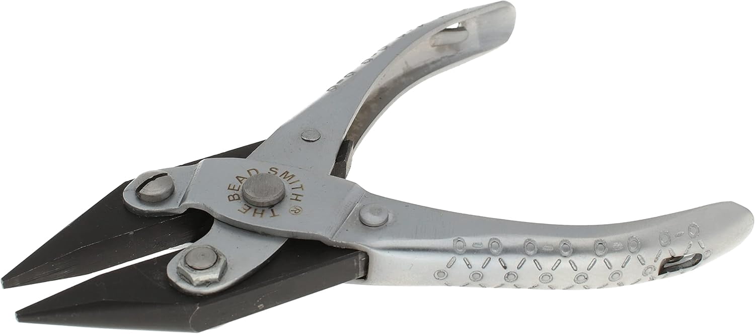 The Beadsmith Parallel Pliers – Chain Nose Jaws – Uniform Pressure to ...
