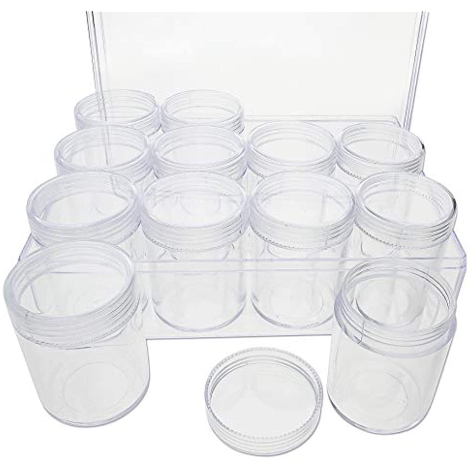 The Beadsmith Personality Case - Clear Storage Organizer Box, 6.25 x 4. ...