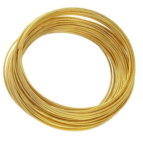 The Beadsmith Plated Memory Wire - 1.75” Diameter - 1-Ounce Bulk 60 ...