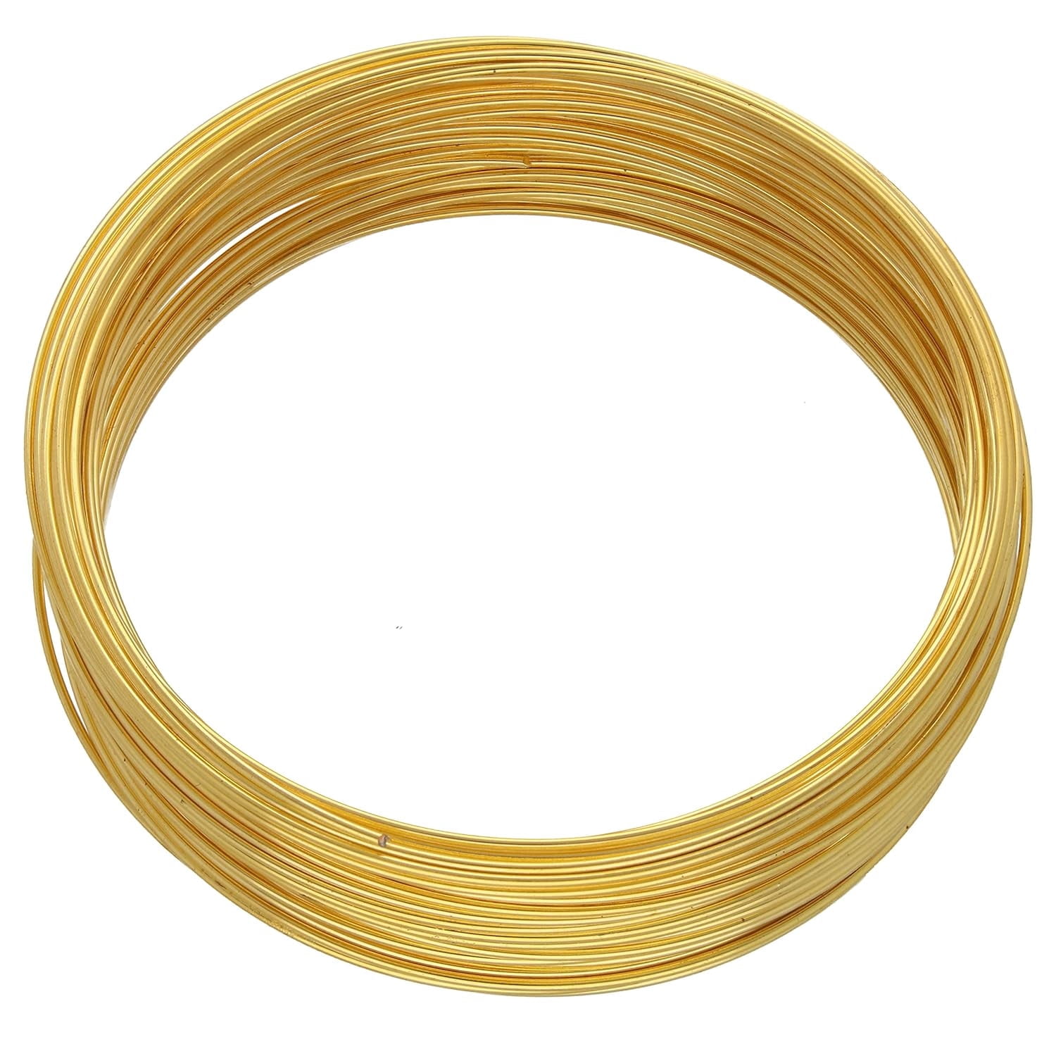 The Beadsmith Plated Memory Wire - 2.25” Diameter - 1-Ounce Bulk 70 ...