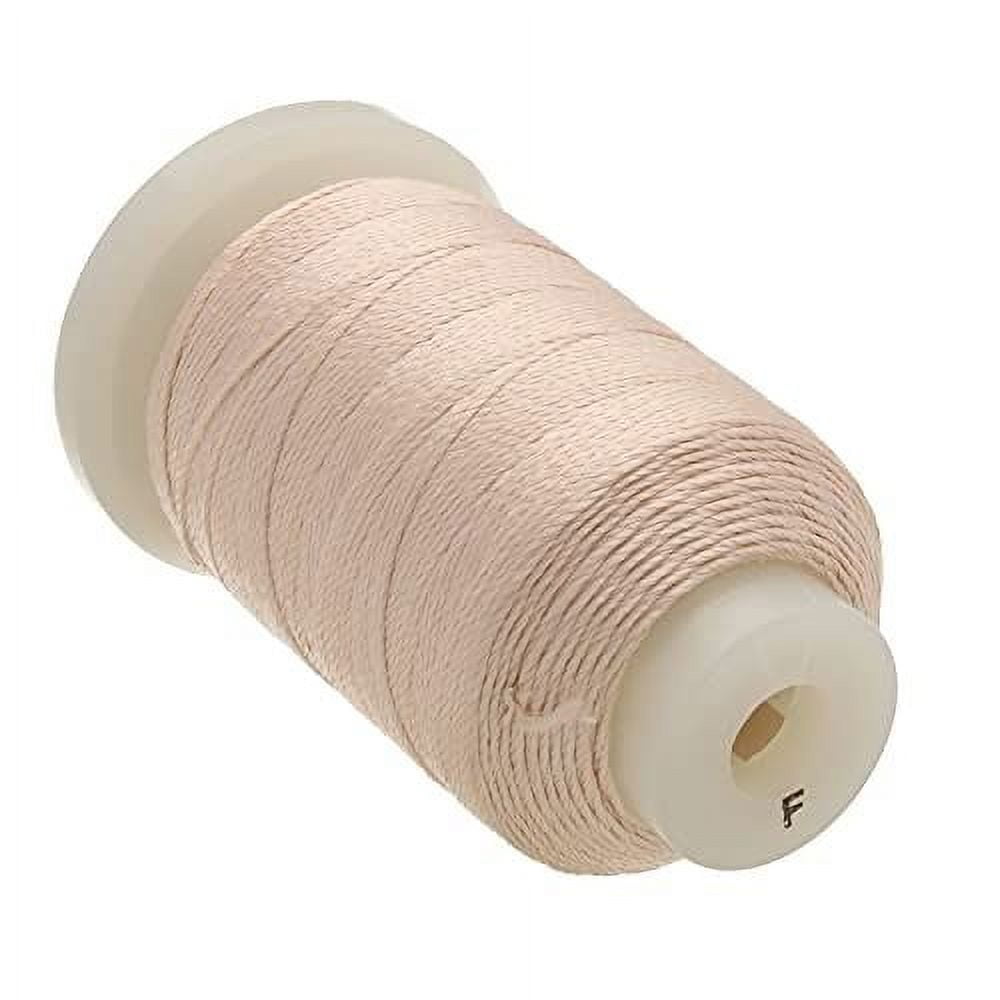 The Beadsmith Pure Silk Cord – Pink Color – Size F (0.348mm/0.0137 ...