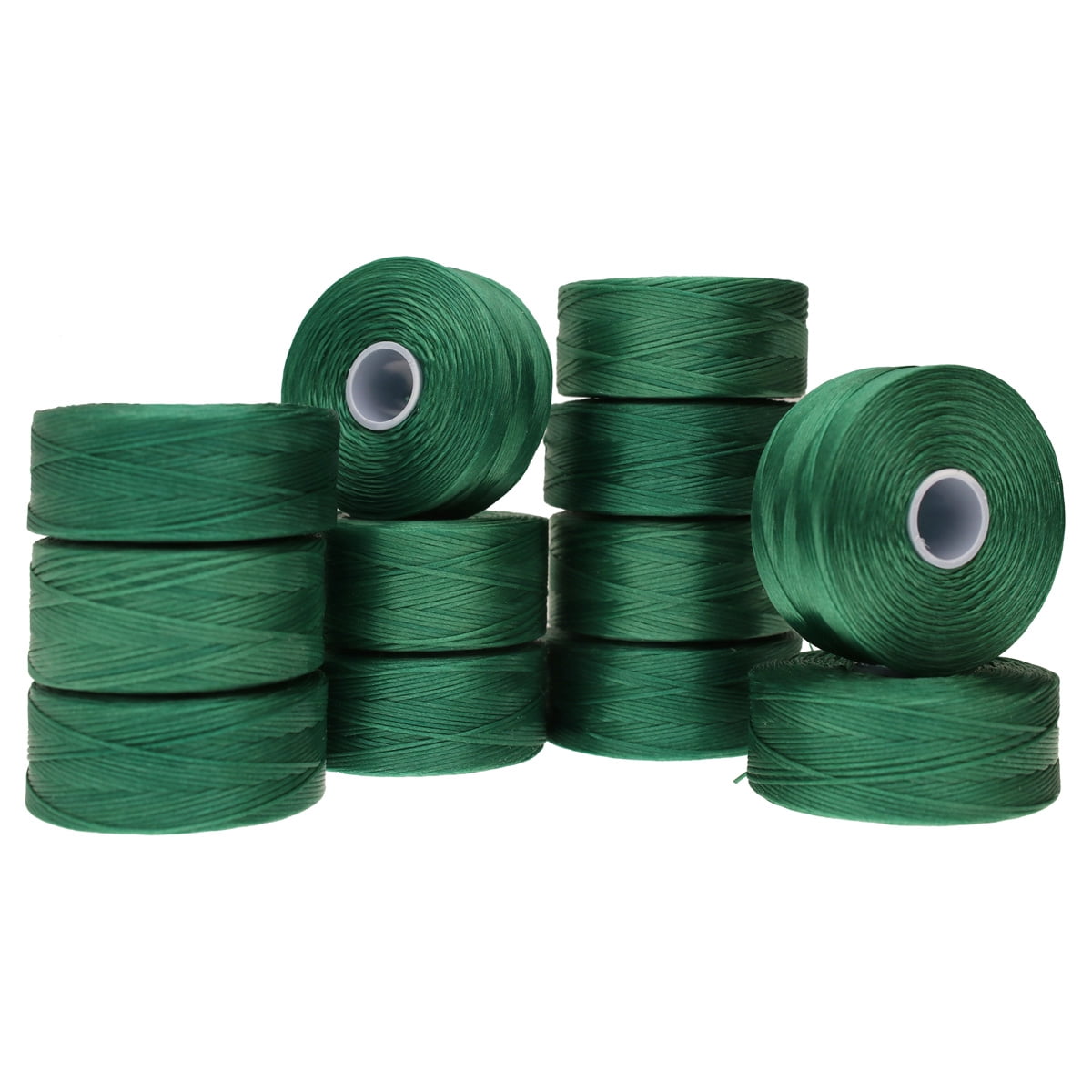 The Beadsmith S-Lon Beadworking Thread – 12-Pack Seafoam Green Color ...