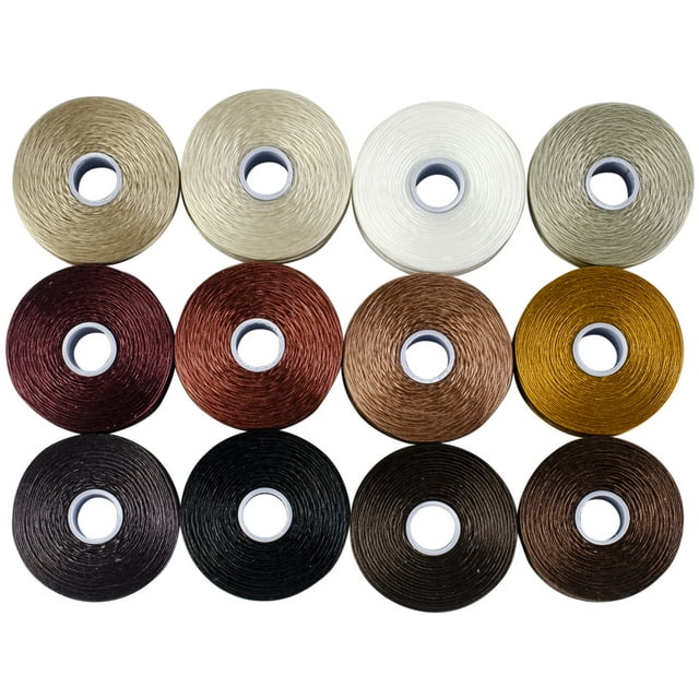 Beadsmith S-Lon Beadworking Thread Size D 12/Pkg-Mix 1 - Walmart.com