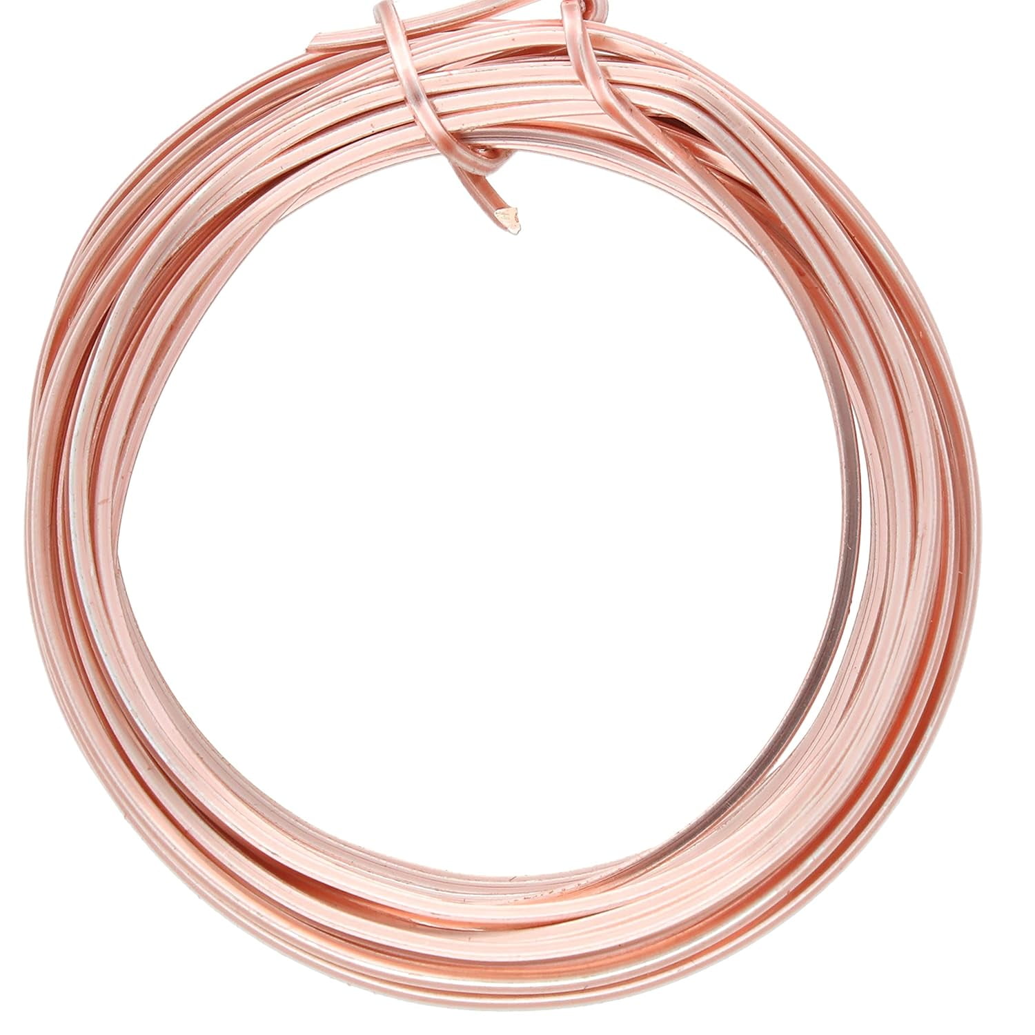 The Beadsmith Square Craft Wire - Soft Temper Beading Wire, Rose Gold ...