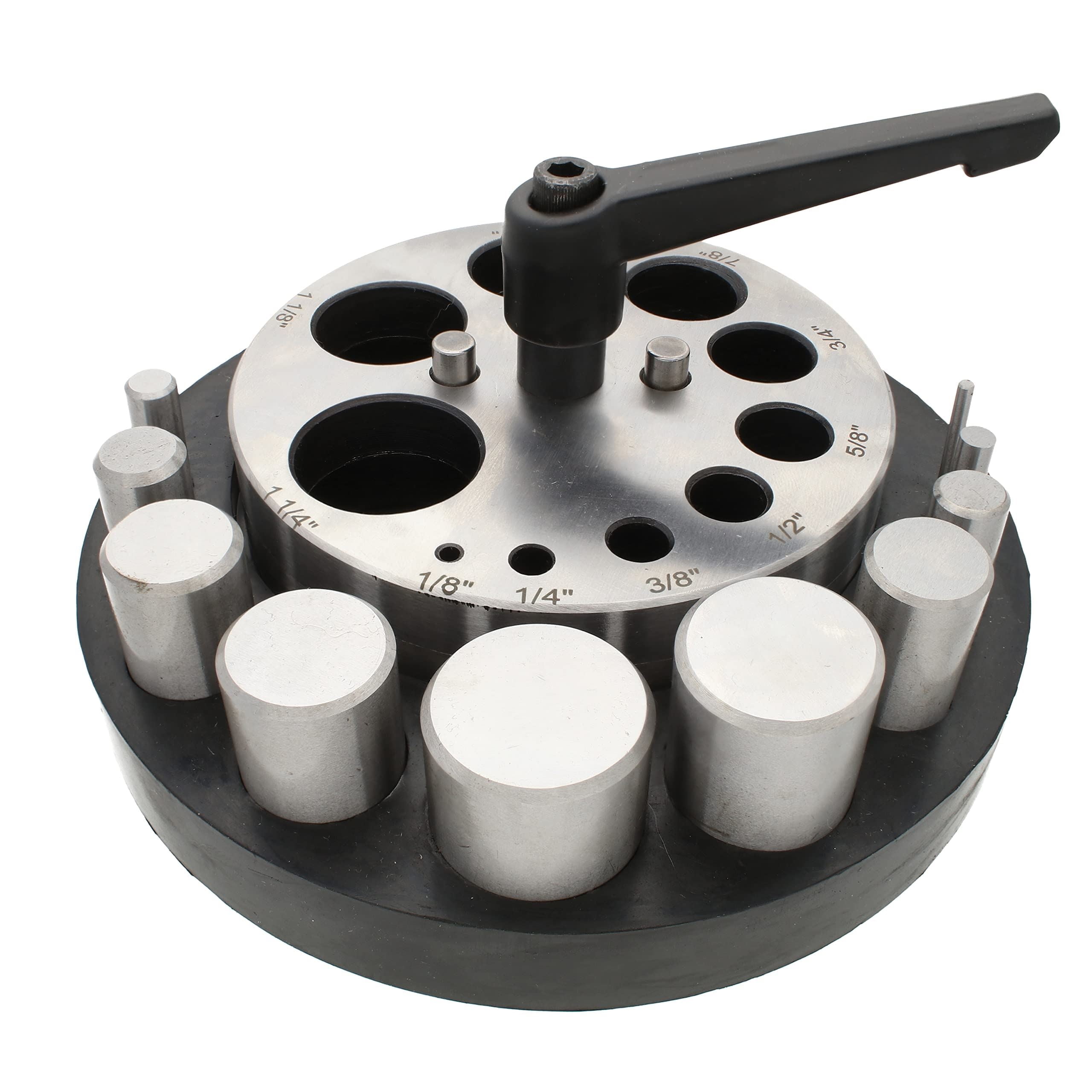 The Beadsmith Steel Circle Disc Cutter Set – 10 Punches and Die Cuts 1/ ...