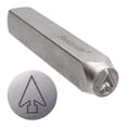 The Beadsmith Steel Design Stamp - Metal Elements - 6mm Arrowhead - 2. ...