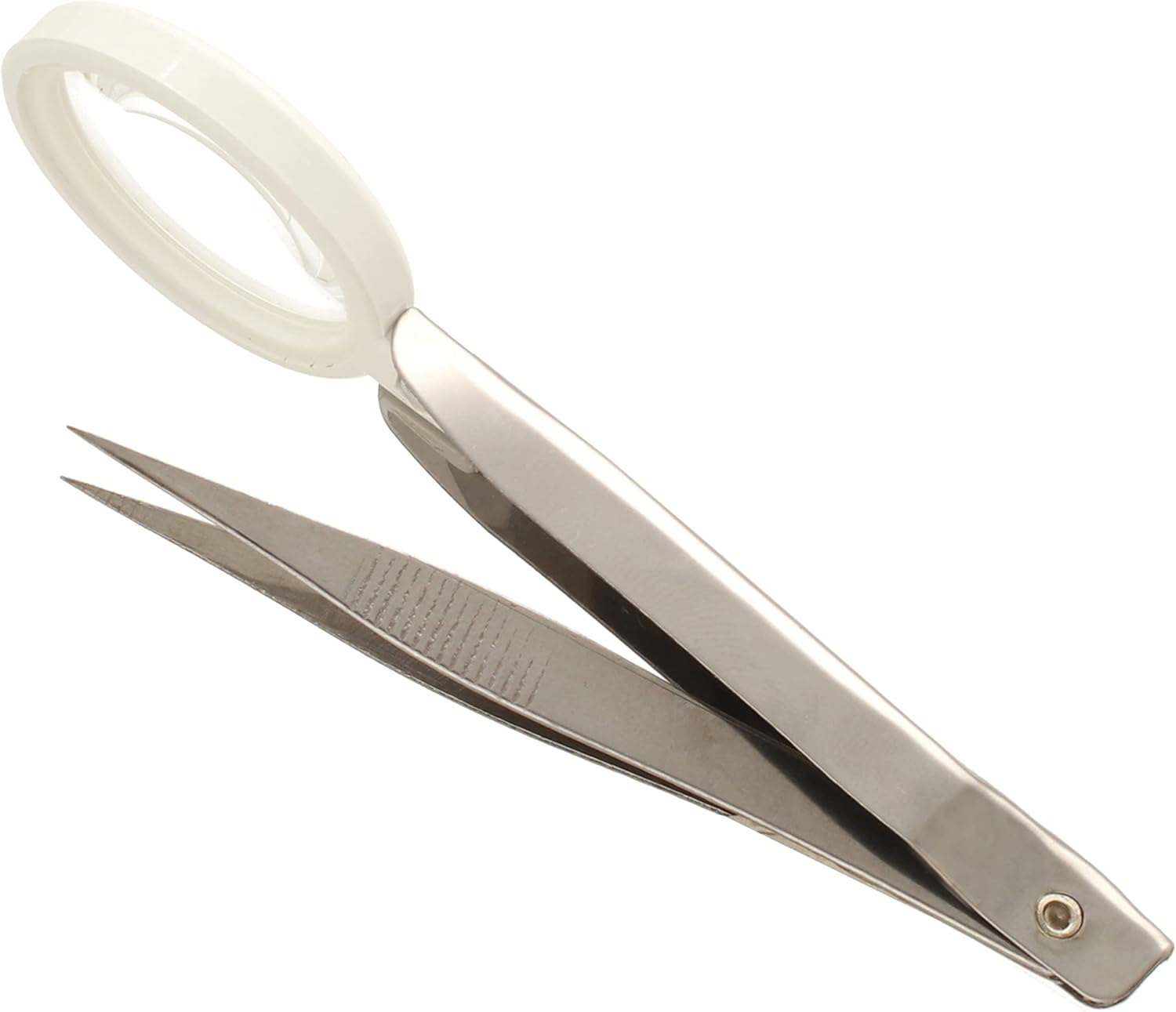 The Beadsmith Tweezers with Magnifier - 4-1/8” Long, 35mm Diameter ...