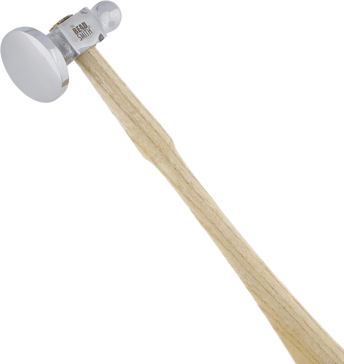 The Beadsmith Two-Sided Chasing Hammer - 10.75 Inches Wooden Handle, 2. ...