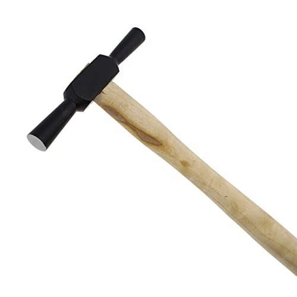 The Beadsmith Two-Sided Embossing Hammer - 10 inches Wooden Handle ...