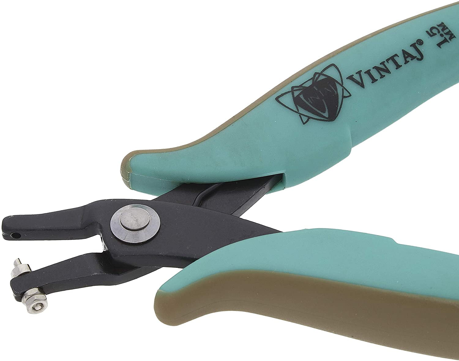 The Beadsmith Vintaj Tools 1.5mm Metal Hole Punch Pliers with Gauge ...
