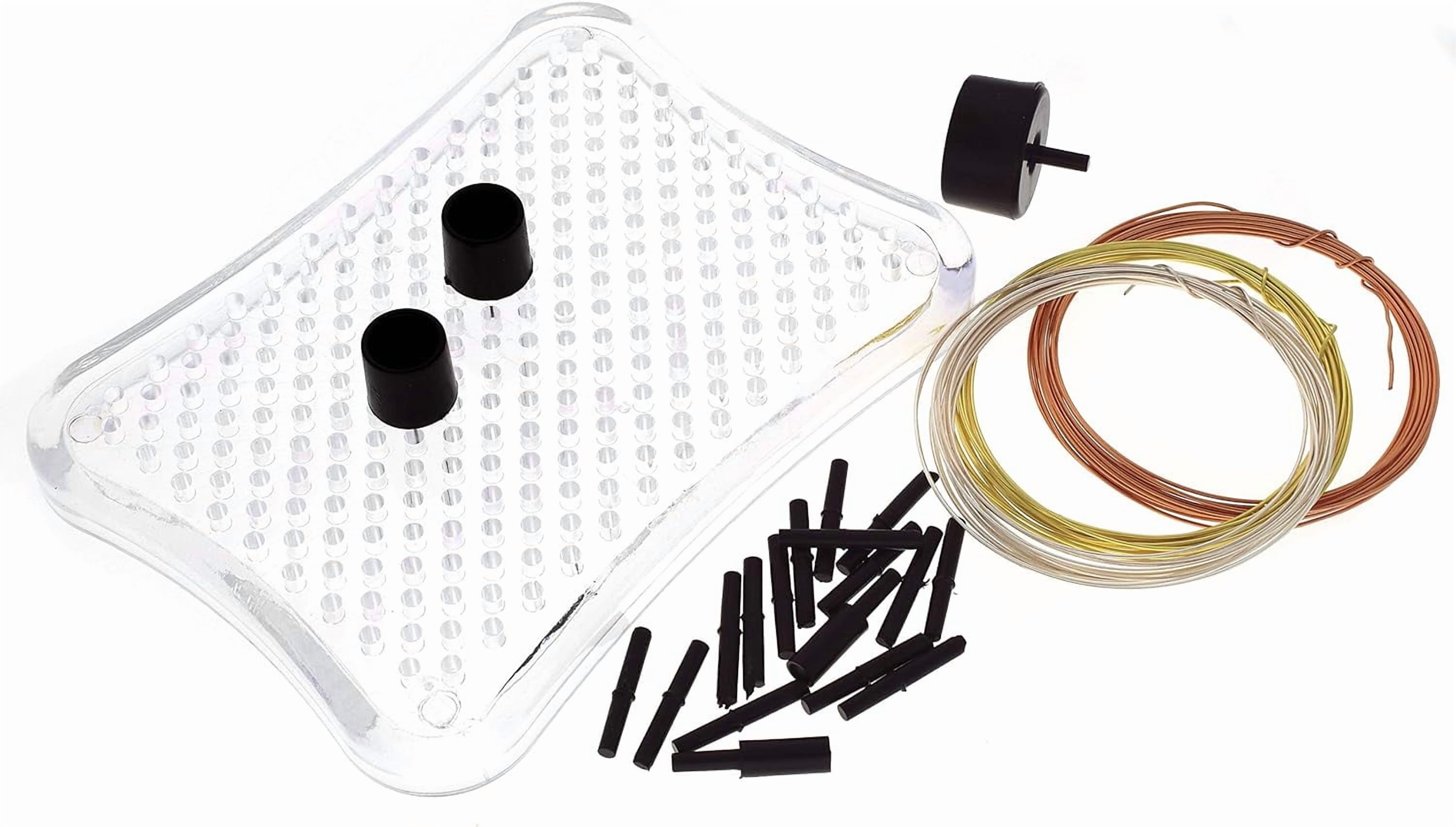 The Beadsmith, Wig Jig, Wig-A-Ma-Jig Beginner kit, includes 3 x 4 inch ...