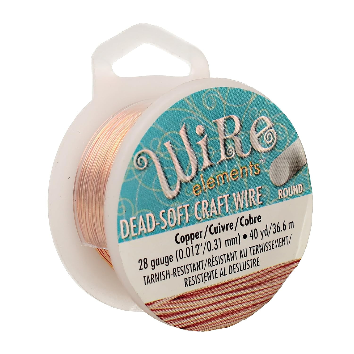 The Beadsmith Wire Elements Craft Wire - Tarnish Resistant, Soft Temper ...