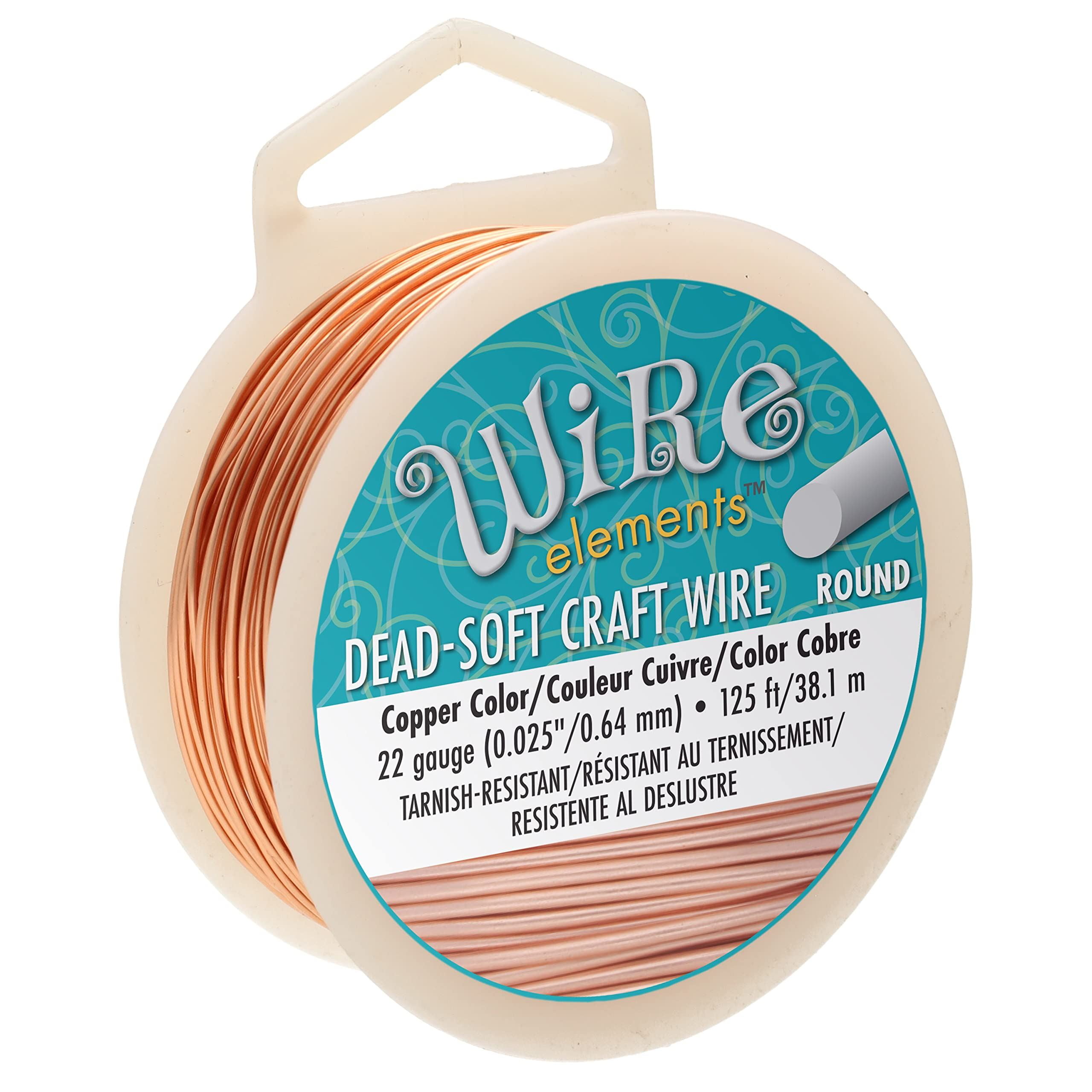 The Beadsmith Wire Elements Craft Wire – Tarnish Resistant, Soft Temper ...