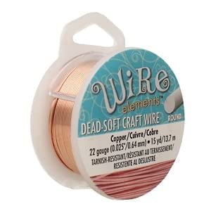 The Beadsmith Wire Elements Craft Wire – Tarnish Resistant, Soft Temper ...