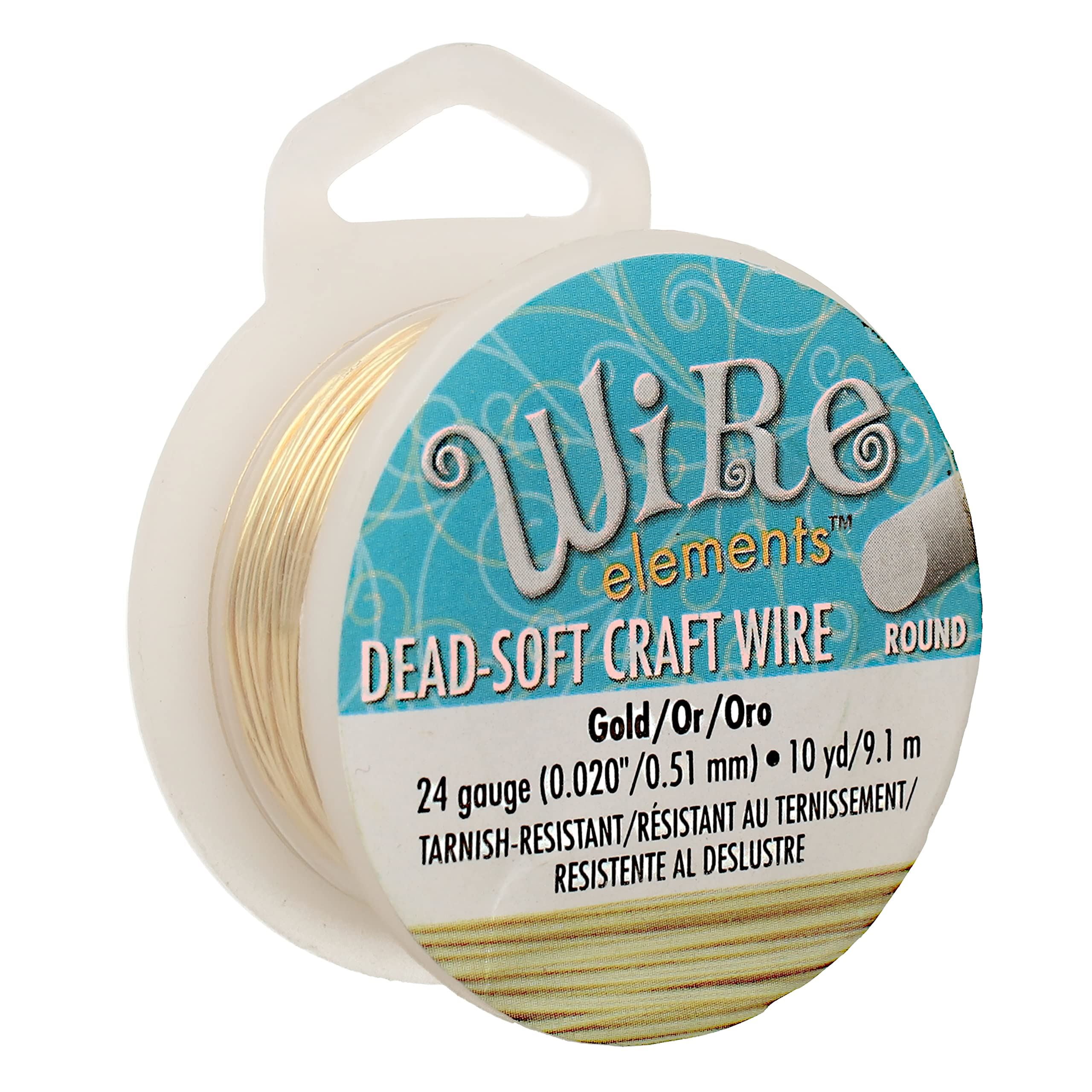 The Beadsmith Wire Elements Craft Wire – Tarnish Resistant, Soft Temper ...