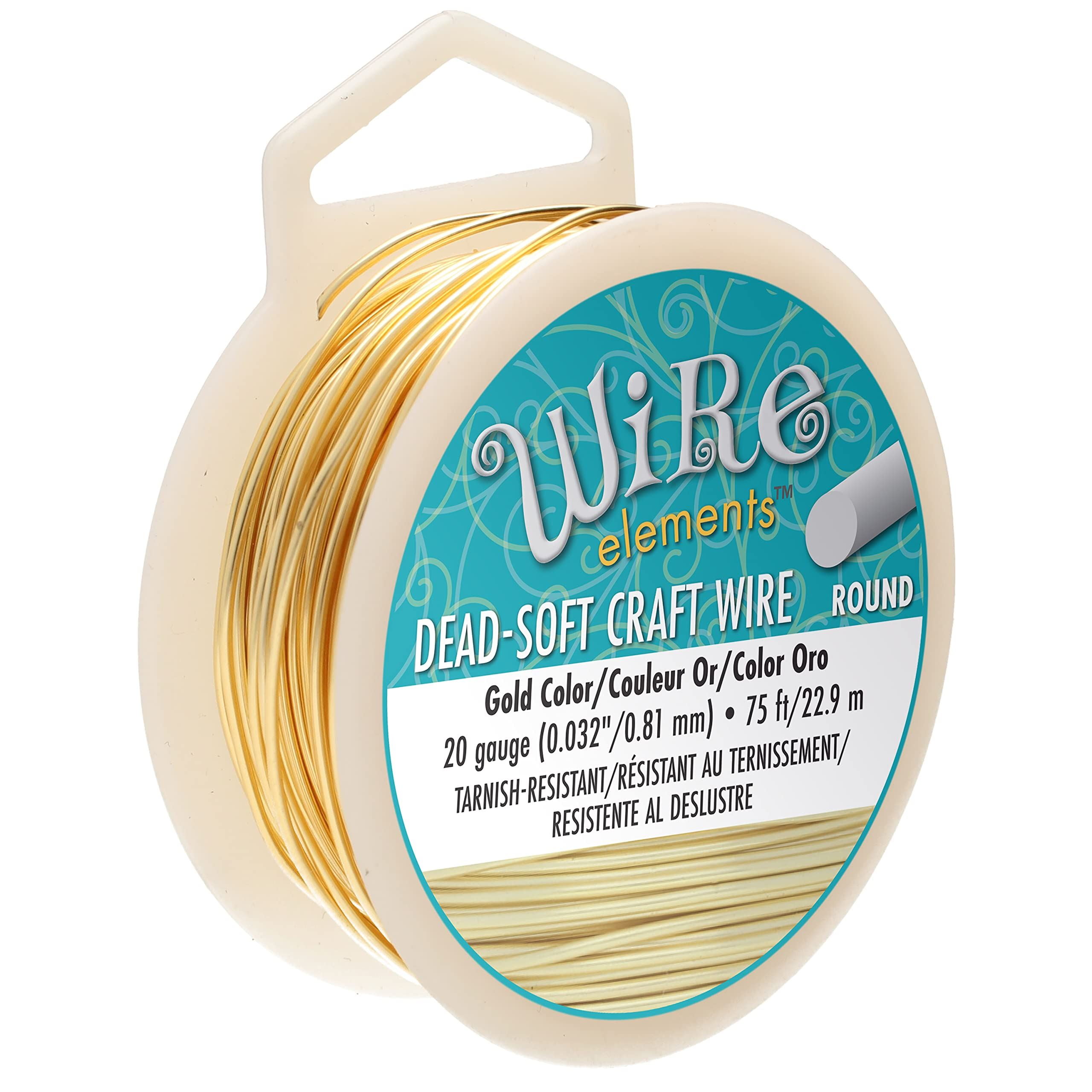 The Beadsmith Wire Elements Craft Wire – Tarnish Resistant, Soft Temper ...