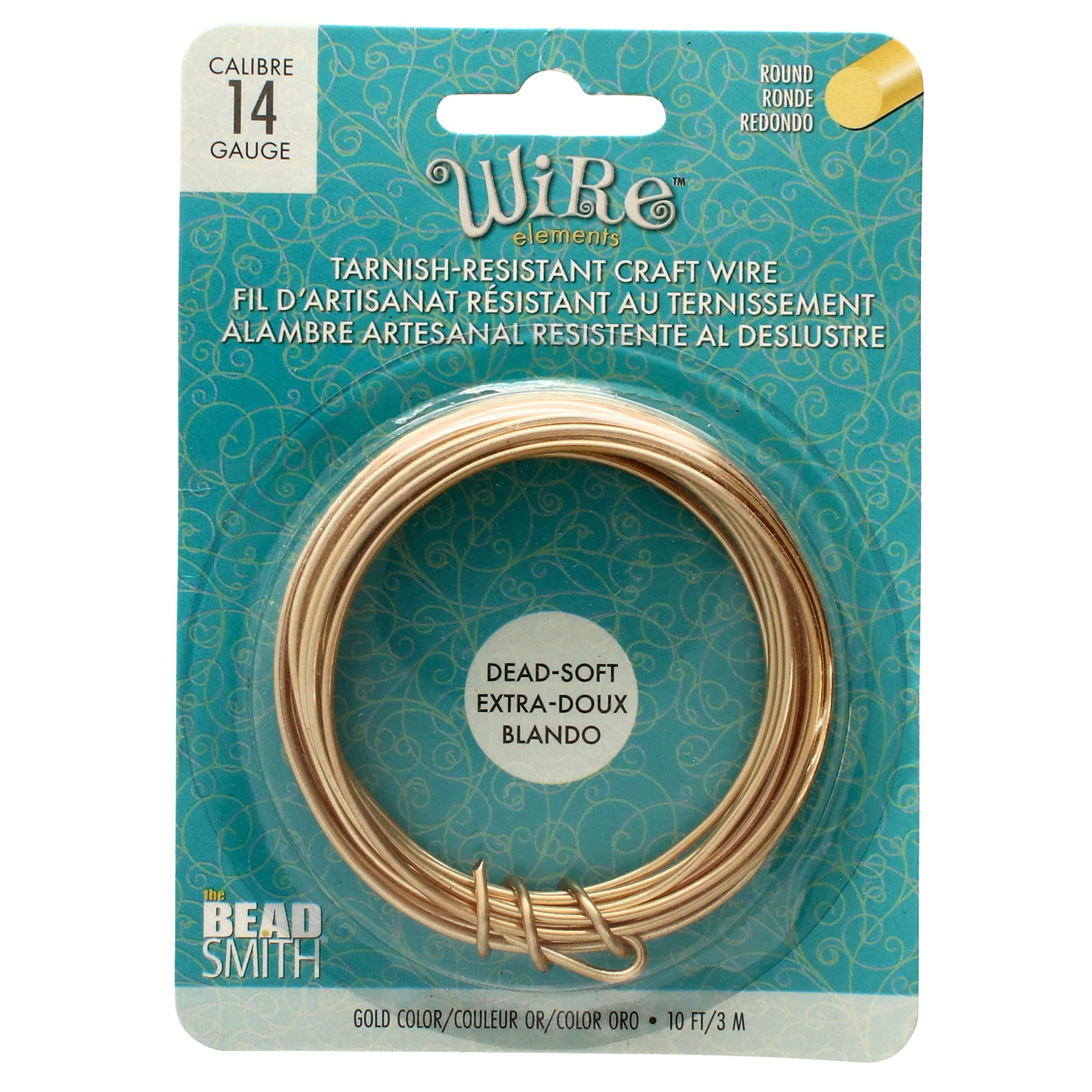 The Beadsmith Wire Elements Craft Wire – Tarnish Resistant, Soft Temper ...