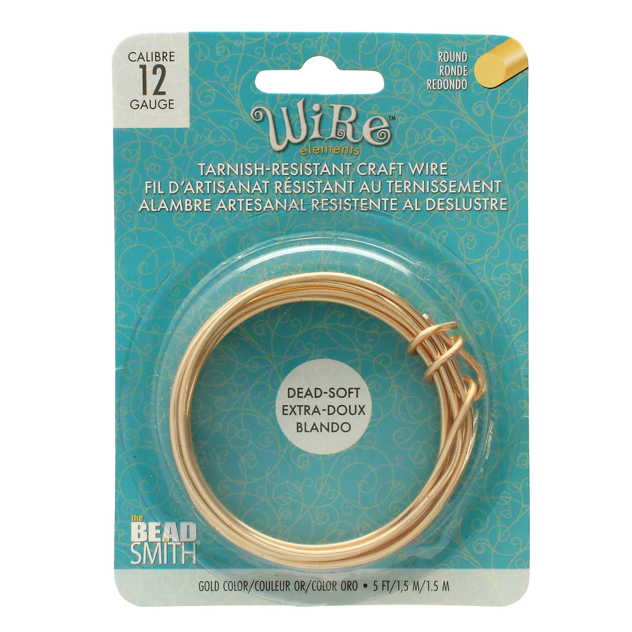 The Beadsmith Wire Elements Craft Wire – Tarnish Resistant, Soft Temper ...