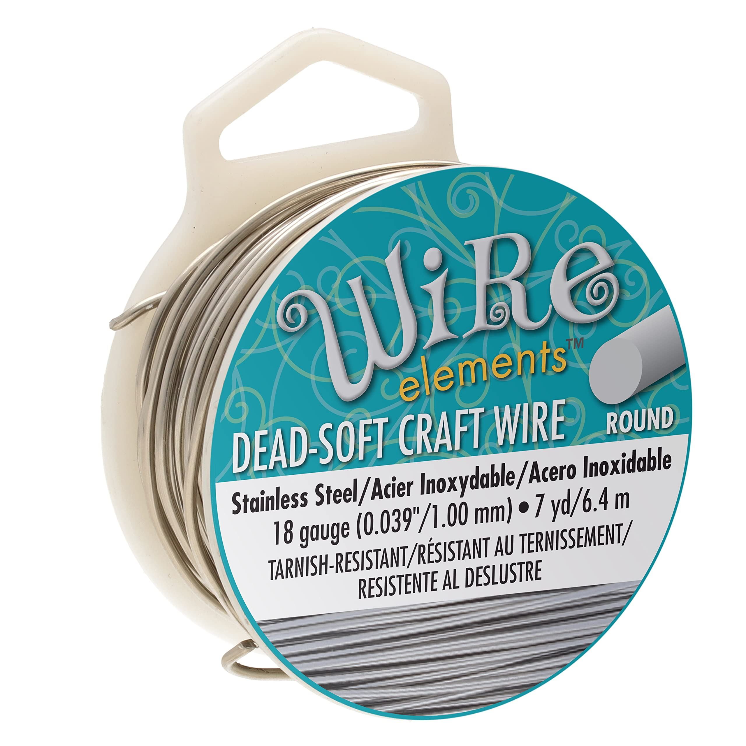 The Beadsmith Wire Elements Craft Wire – Tarnish Resistant, Soft Temper ...