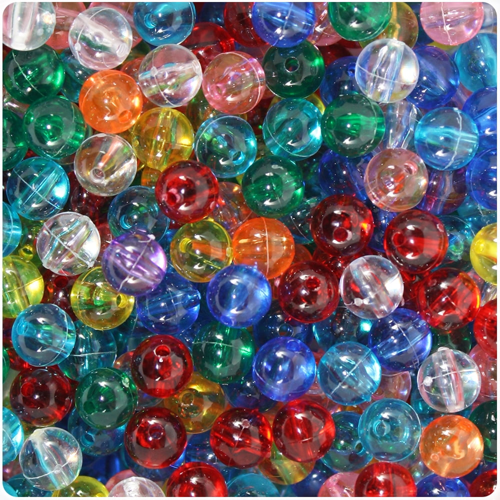 BeadTin USA-Made 8mm Non-Toxic Polystyrene Craft Beads for Jewelry ...