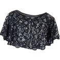 Beadwork Shawl Wedding Party for Costume for Party Masquerade Sparkling ...
