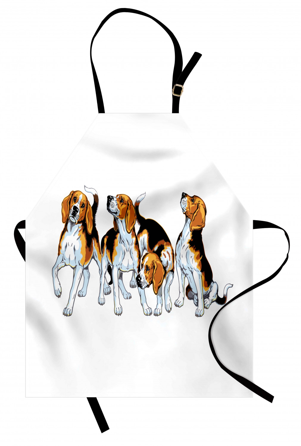 Beagle Apron Four Beagle Hounds Siblings Playing Foxhound I Love My Dog ...