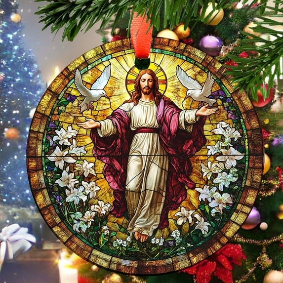 Beagle Cat Christmas Ornament, Ceramic/Acrylic Ornament, Gift for Mom ...