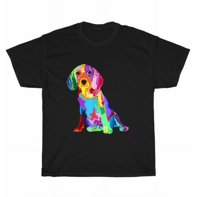 Beagle Colorful Beagles Dog Puppy Pet Dogs Lover T-Shirt Unisex Funny ...