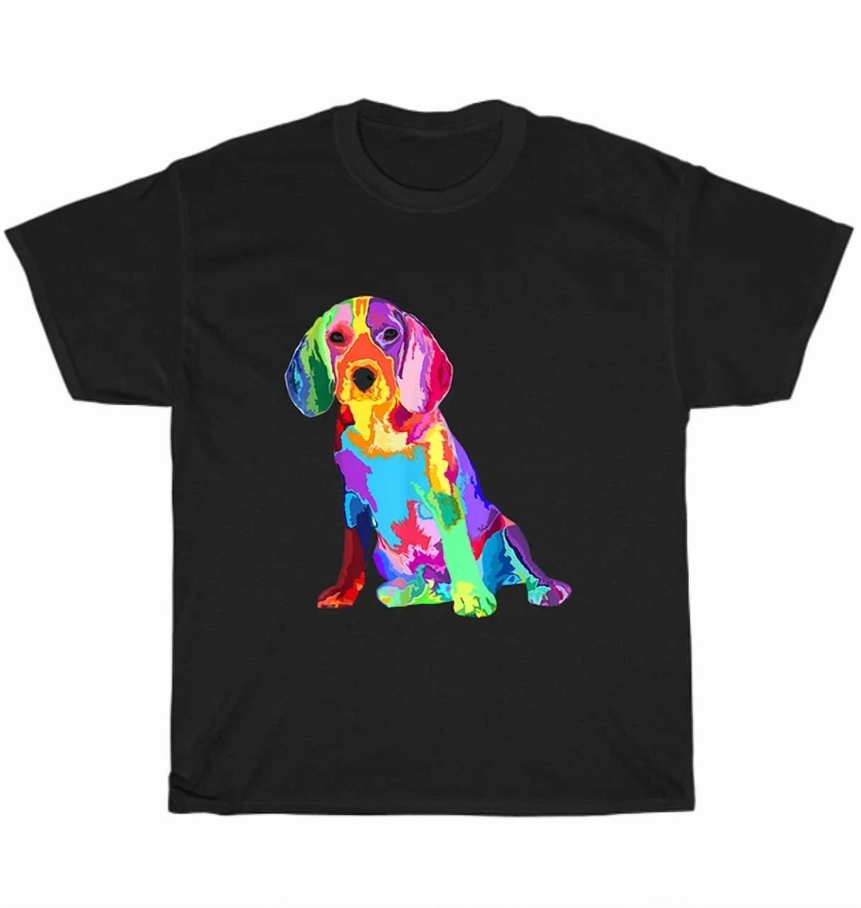 Beagle Colorful Beagles Dog Puppy Pet Dogs Lover T-Shirt Unisex Tee ...