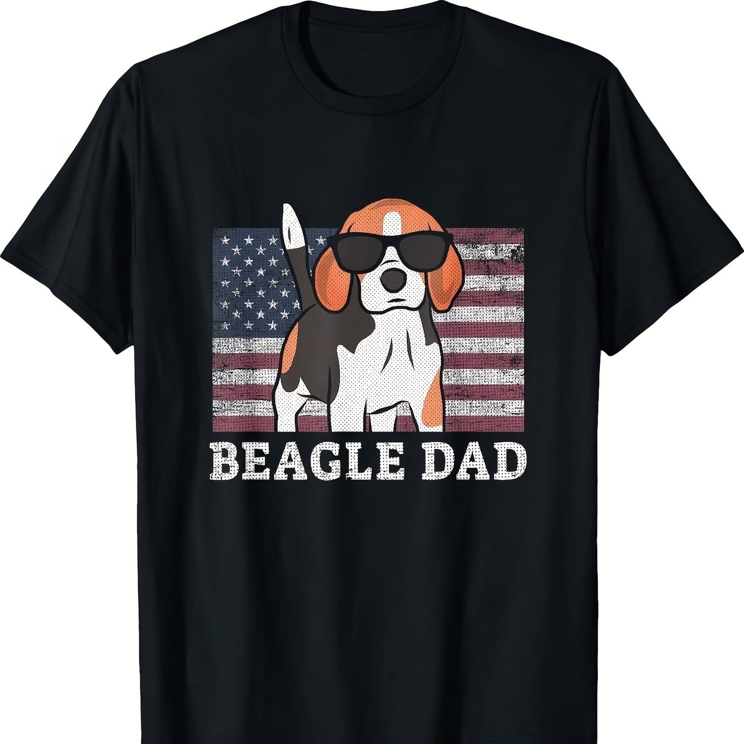 Beagle Dad An 4th Of July Patriotic Beagle Design T-S1Hirt - Walmart.com