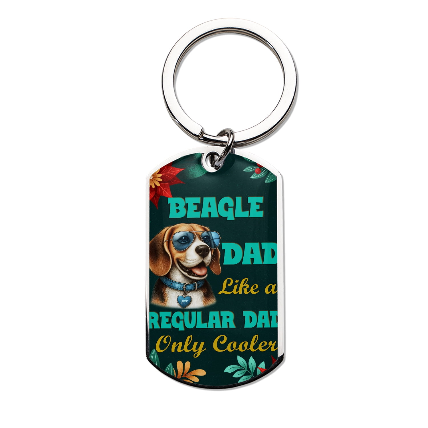 Beagle Dad Like a Regular Dad Only Cooler Happy Father's Day Stainless ...