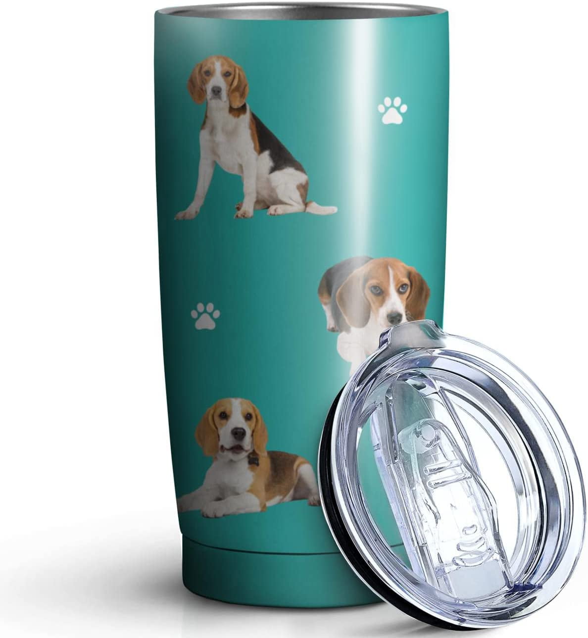 Beagle Design Tumbler Stainless Steel Insulated Travel Coffee Cups with ...