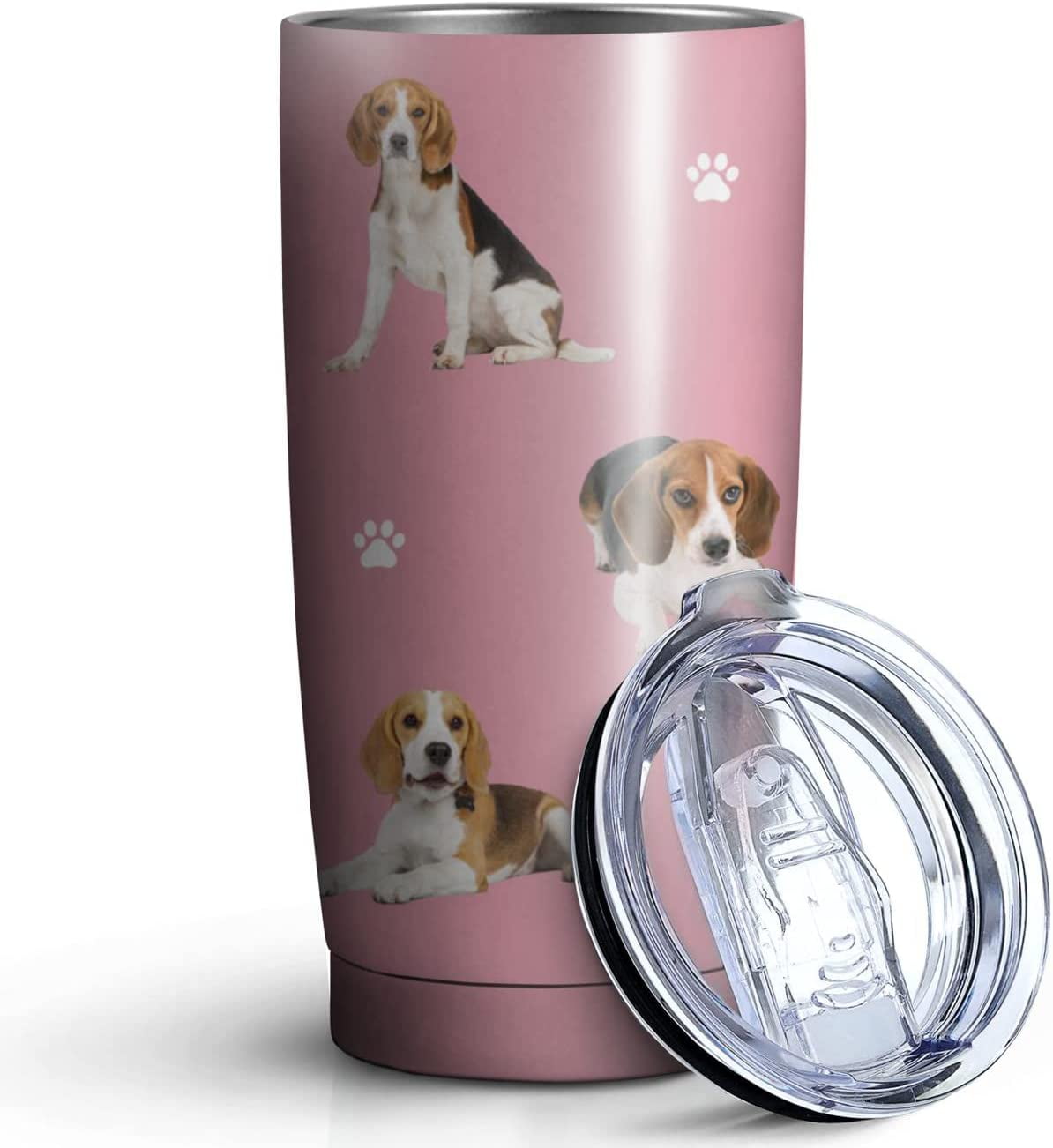 Beagle Design Tumbler Stainless Steel Insulated Travel Coffee Cups with ...