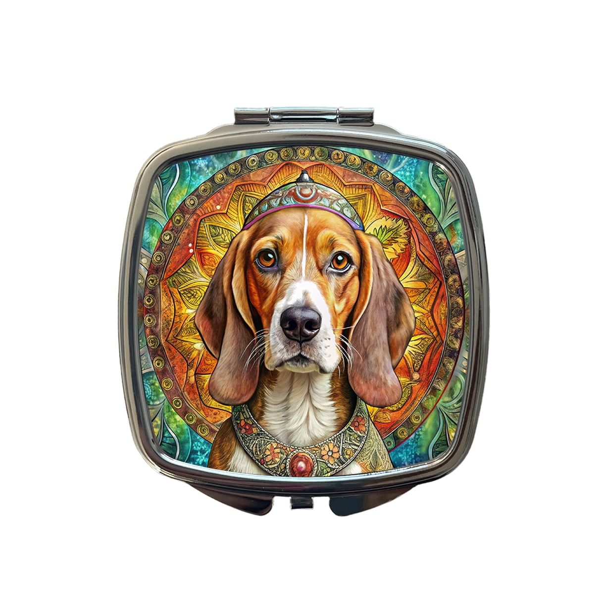 Beagle Dog Bohemian Art Travel Makeup Handbag Purse Small Pocket ...
