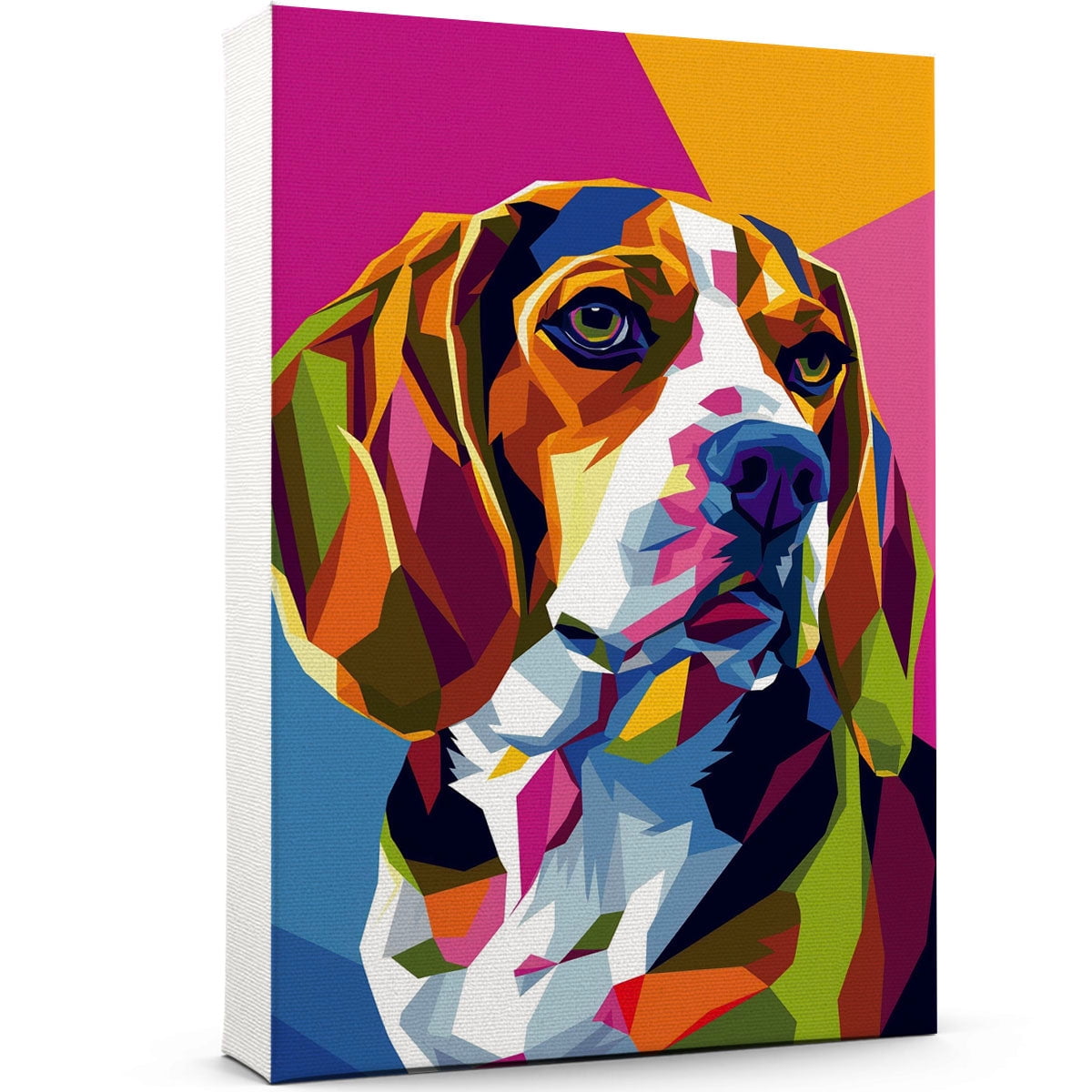 Beagle Dog Canvas Wall Art Poster Prints Colorful Pop Animal Art Wall ...