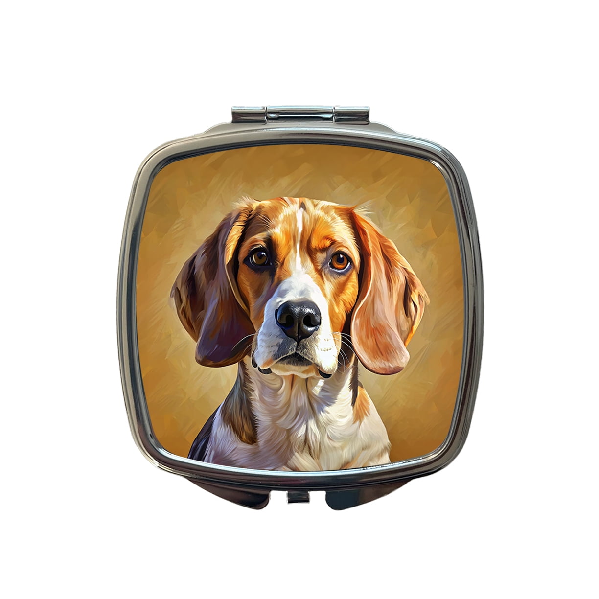 Beagle Dog Illustration Travel Makeup Handbag Purse Small Pocket ...